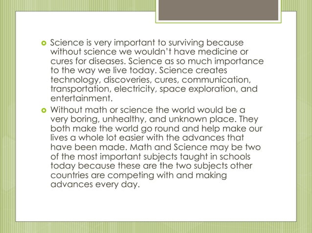 Math & science pillar | PPT