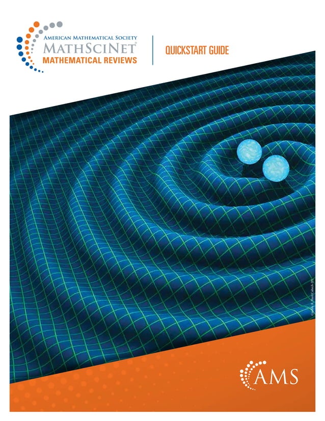MathSciNet-quickstart-guide | PDF | Technology & Computing