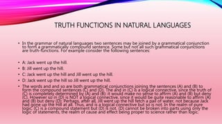 LOGICAL CONNETIVES USE DISCRETE MATHSMATICS ASSINGMENT | PPTX