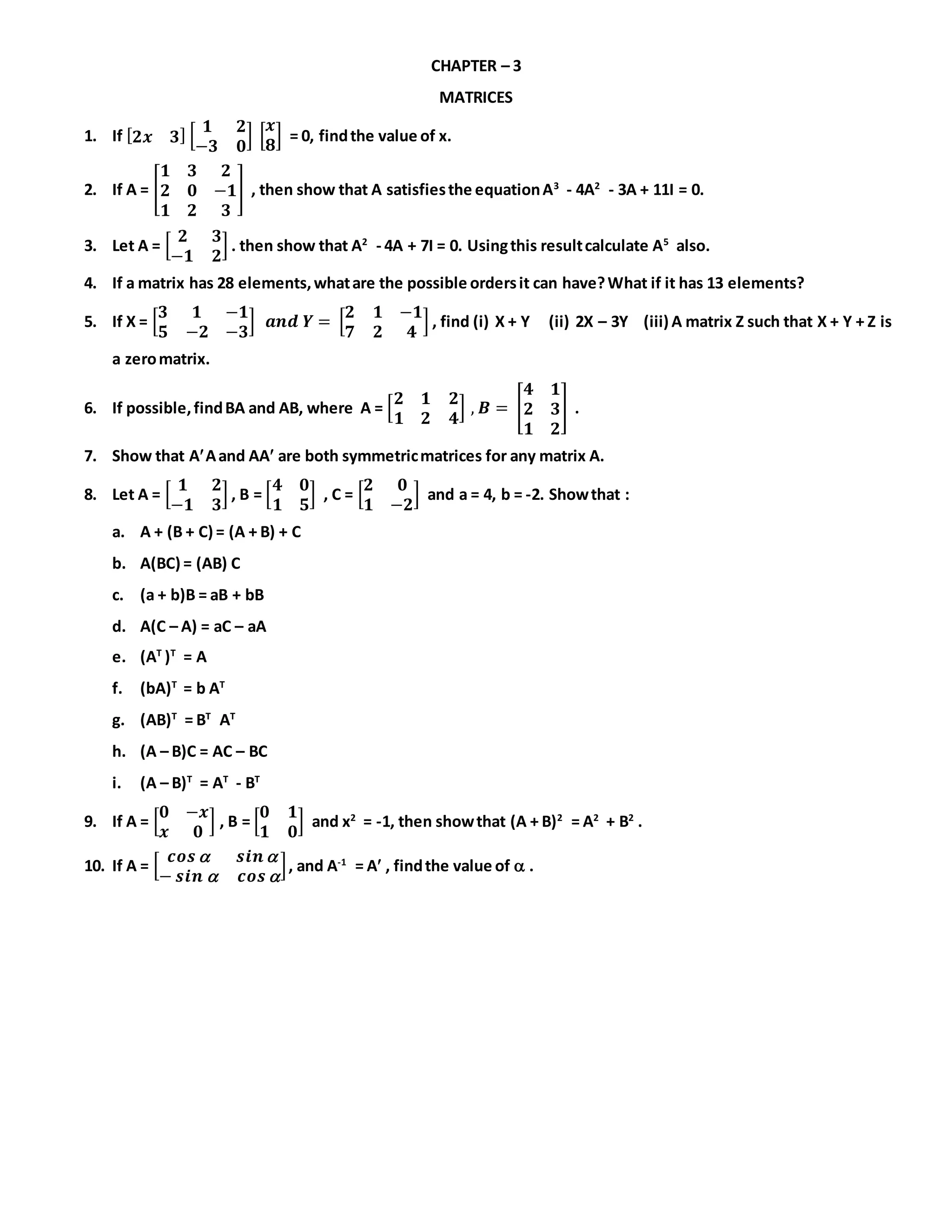 Mathsclass xii (exampler problems) | PDF