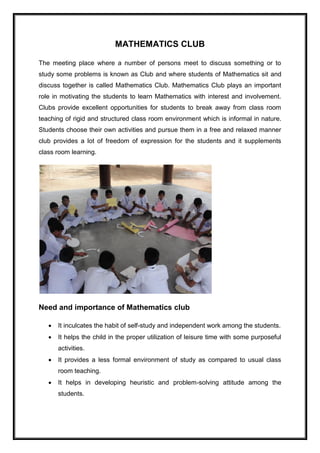 Maths club assignment pdf | PDF