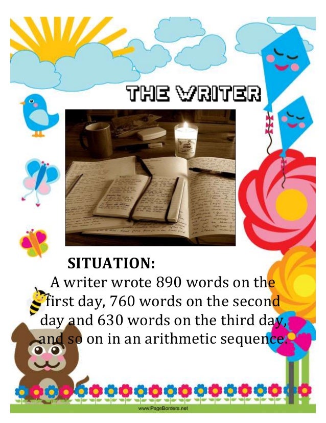 Arithmetic Sequence Real Life Problems Arithmetic Sequence Real Life Problems