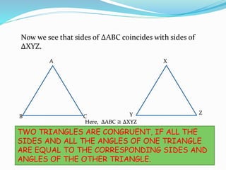 PPT ON TRIANGLES FOR CLASS X | PPTX