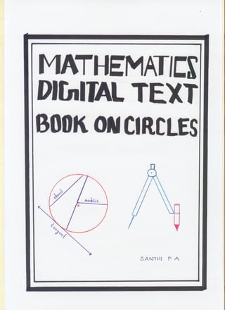 Maths digital textbook - santhi p a | PDF | Education