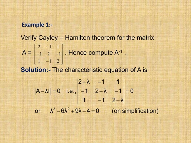 Maths-->>Eigenvalues and eigenvectors | PPTX | Physics | Science