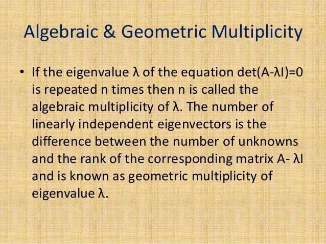 Maths-->>Eigenvalues and eigenvectors