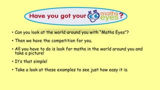 Maths Eyes Competition October 2018 | PPTX