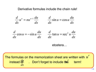 Chain Rule Integration