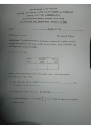 Maths_Final_Exam_AAU.pdf | Debated Sensitive Social Issues | Sensitive Topics