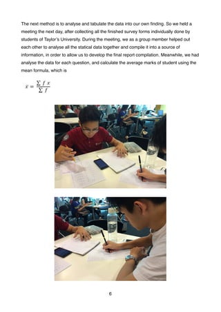 Maths final report | PDF