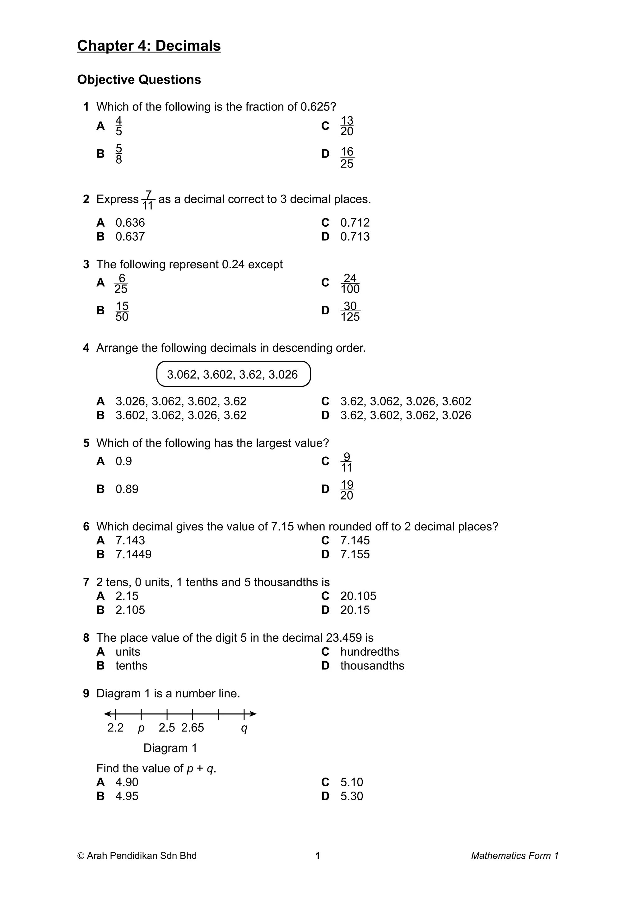 form 1_chapter_4 | PDF