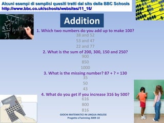 Math's games in english language | PPT | Games and Puzzles | Hobbies ...