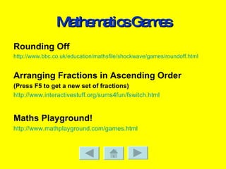 Maths Games & Videos | PPT