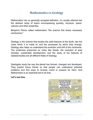 Maths geology | PDF