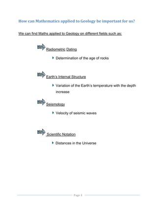 Maths geology | PDF