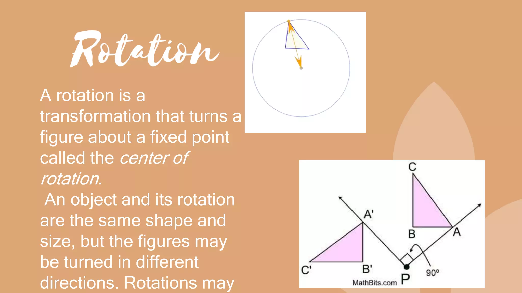 Maths Geometrical Transformation Pptx Physics Science