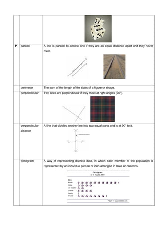 Maths glossary | PDF