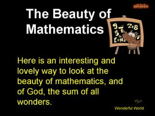 Maths & god | PPT