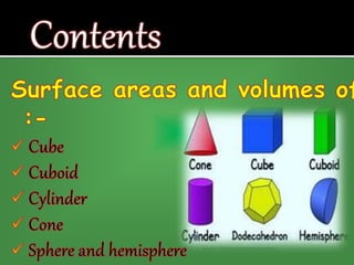 Area and Volume | PPTX
