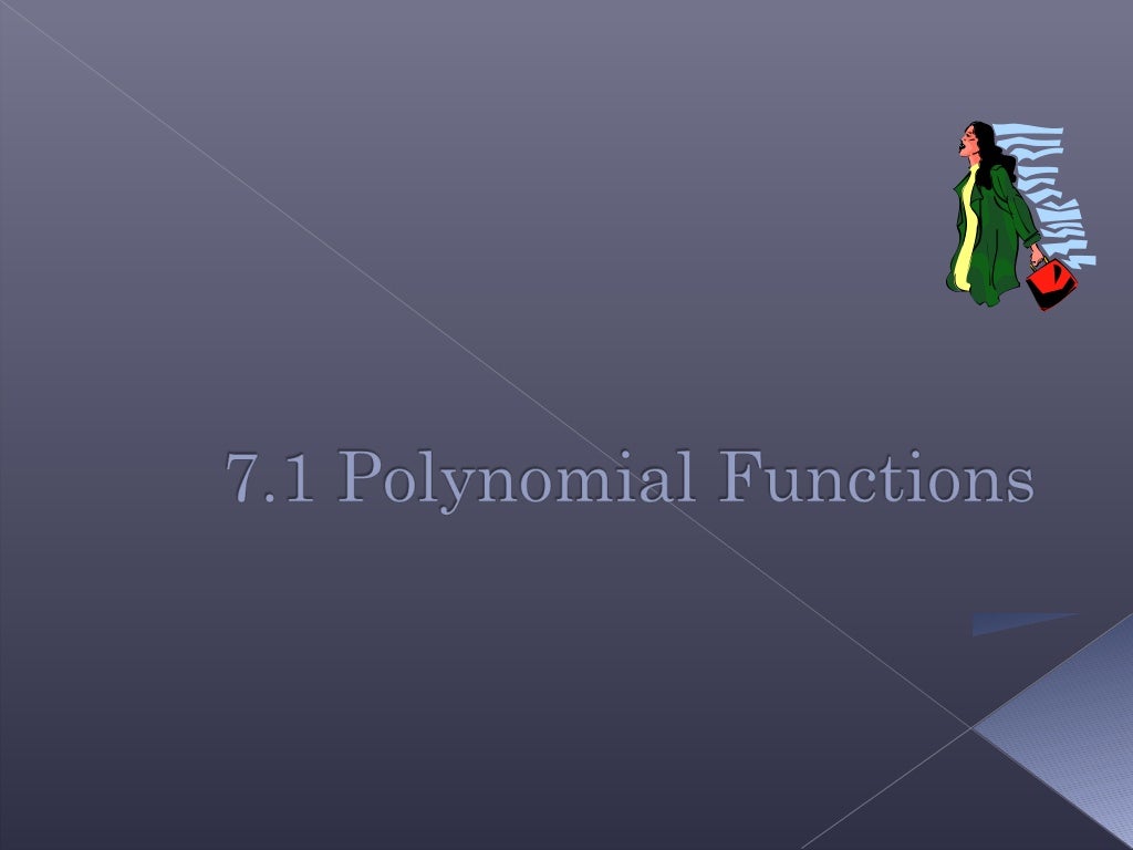 POLYNOMIALS