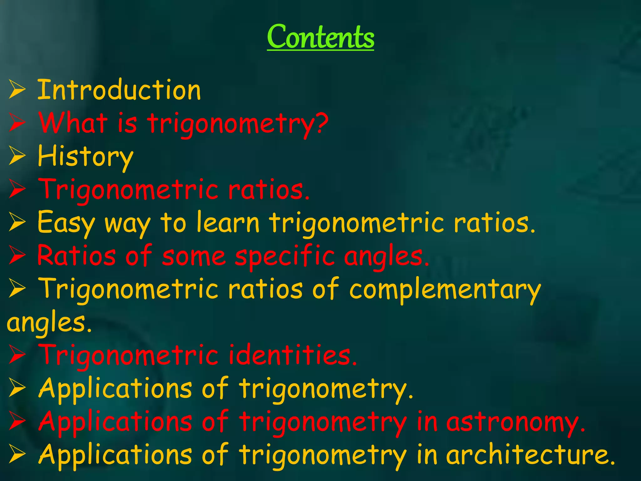 Introduction to trigonometry | PPTX