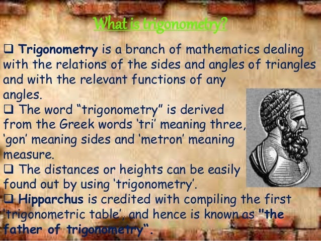 Introduction to trigonometry