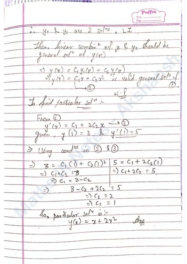 Advanced Mathematics