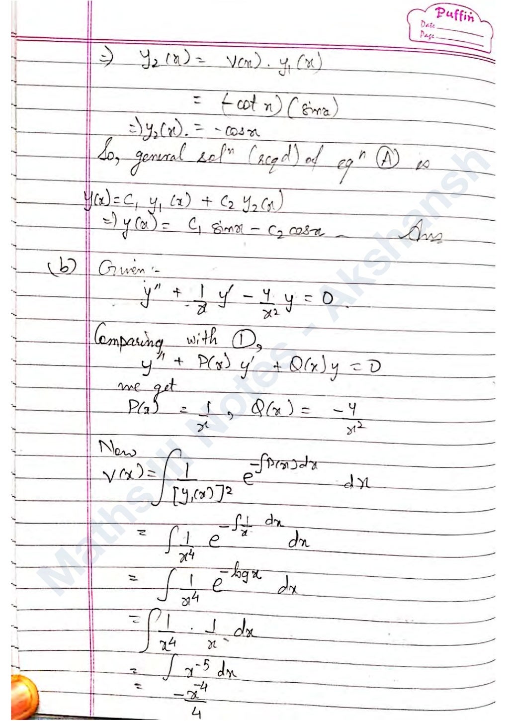 Advanced Mathematics