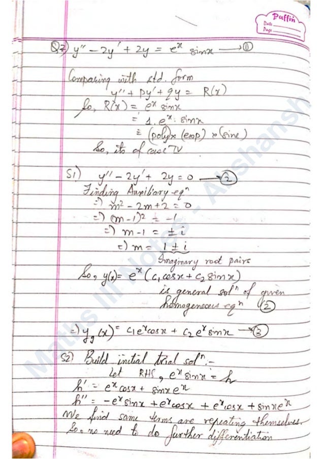 Advanced Mathematics