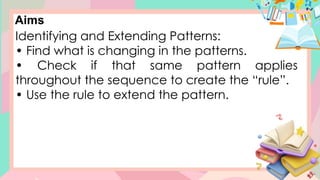 MATHEMATICS LESSON ON SIMPLE PATTERNS.pptx