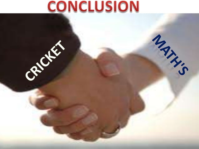 Maths in cricket | PPTX | Cricket | Sports