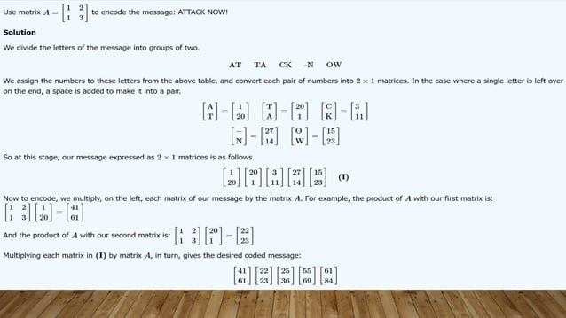 Maths in Cryptography final.pptx | Technology & Computing
