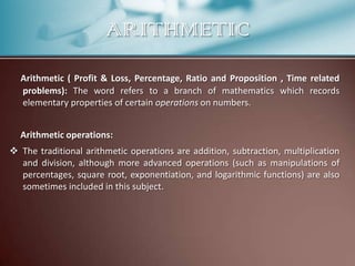 Maths in daily life | PPTX