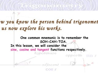 Math Sine,Cos,Tangent | PPT