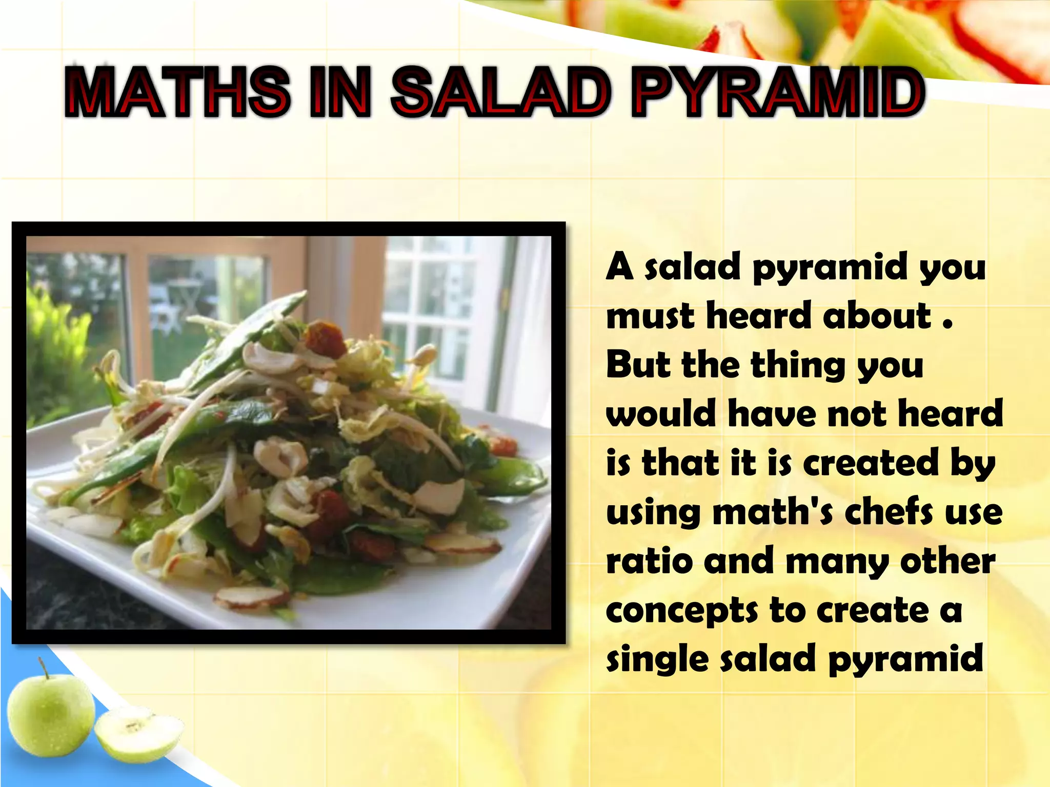 Maths in food | PPTX