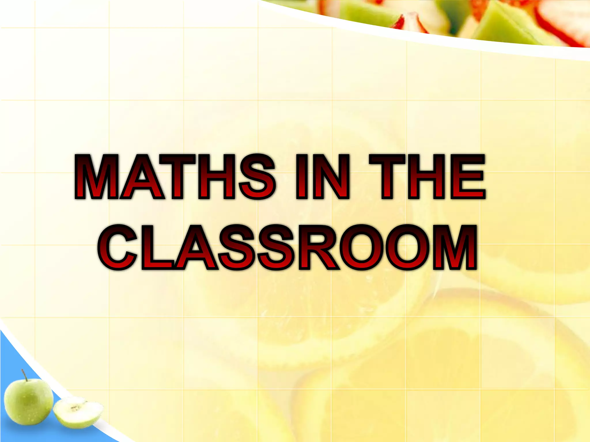 Maths in food | PPTX