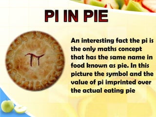 Maths in food | PPTX