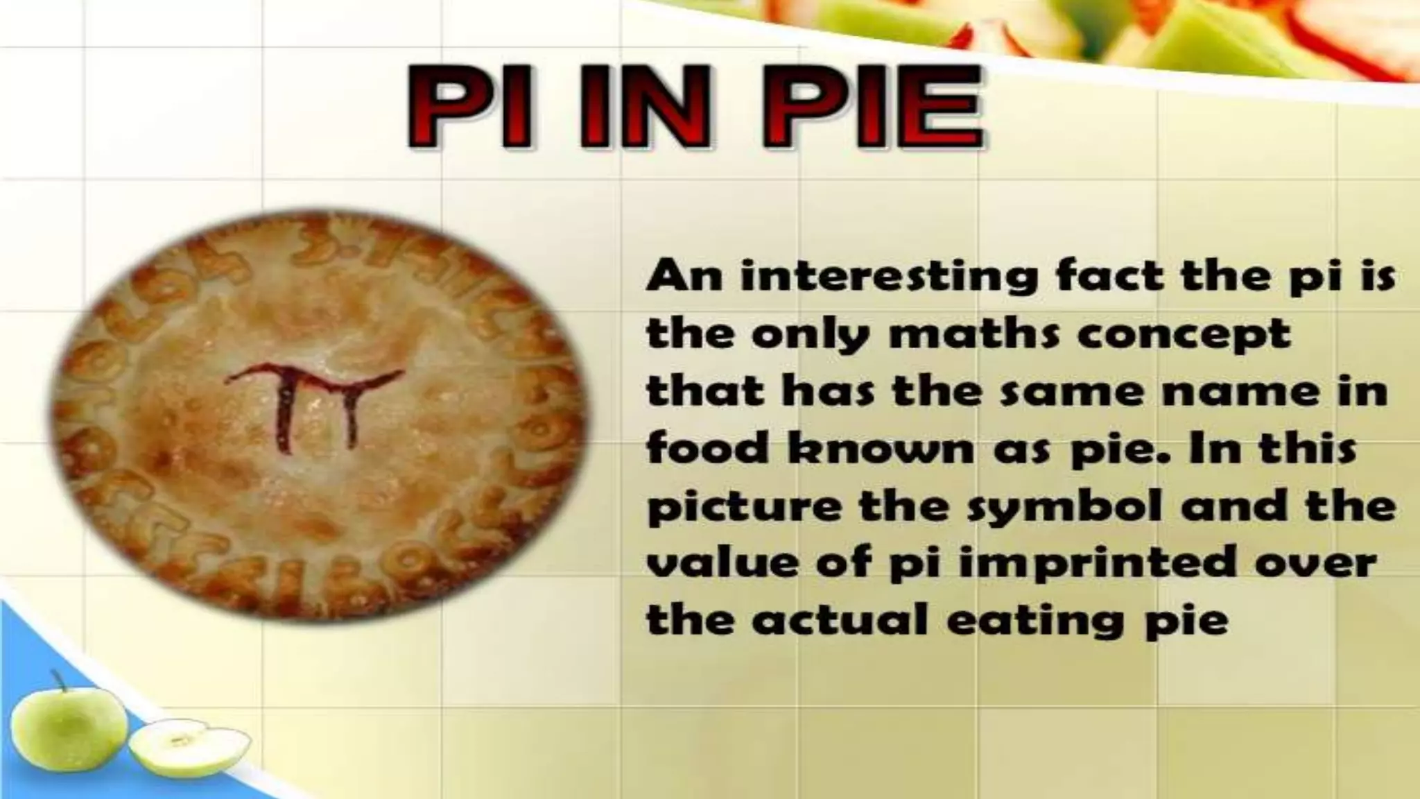 Maths in food ppt | PPTX