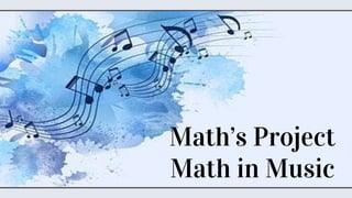 Class 12th presentation on maths in music | PPTX