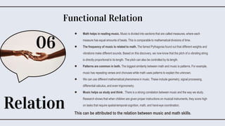 Class 12th presentation on maths in music | PPTX