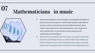 Class 12th presentation on maths in music | PPTX