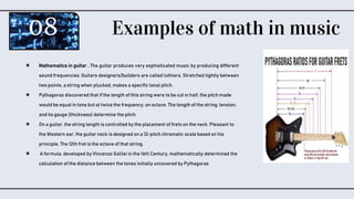 Class 12th presentation on maths in music | PPTX