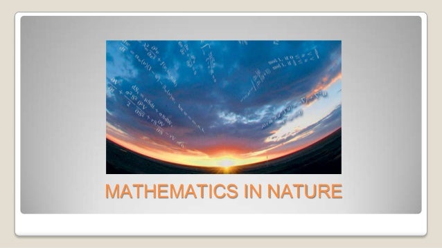 Maths in nature