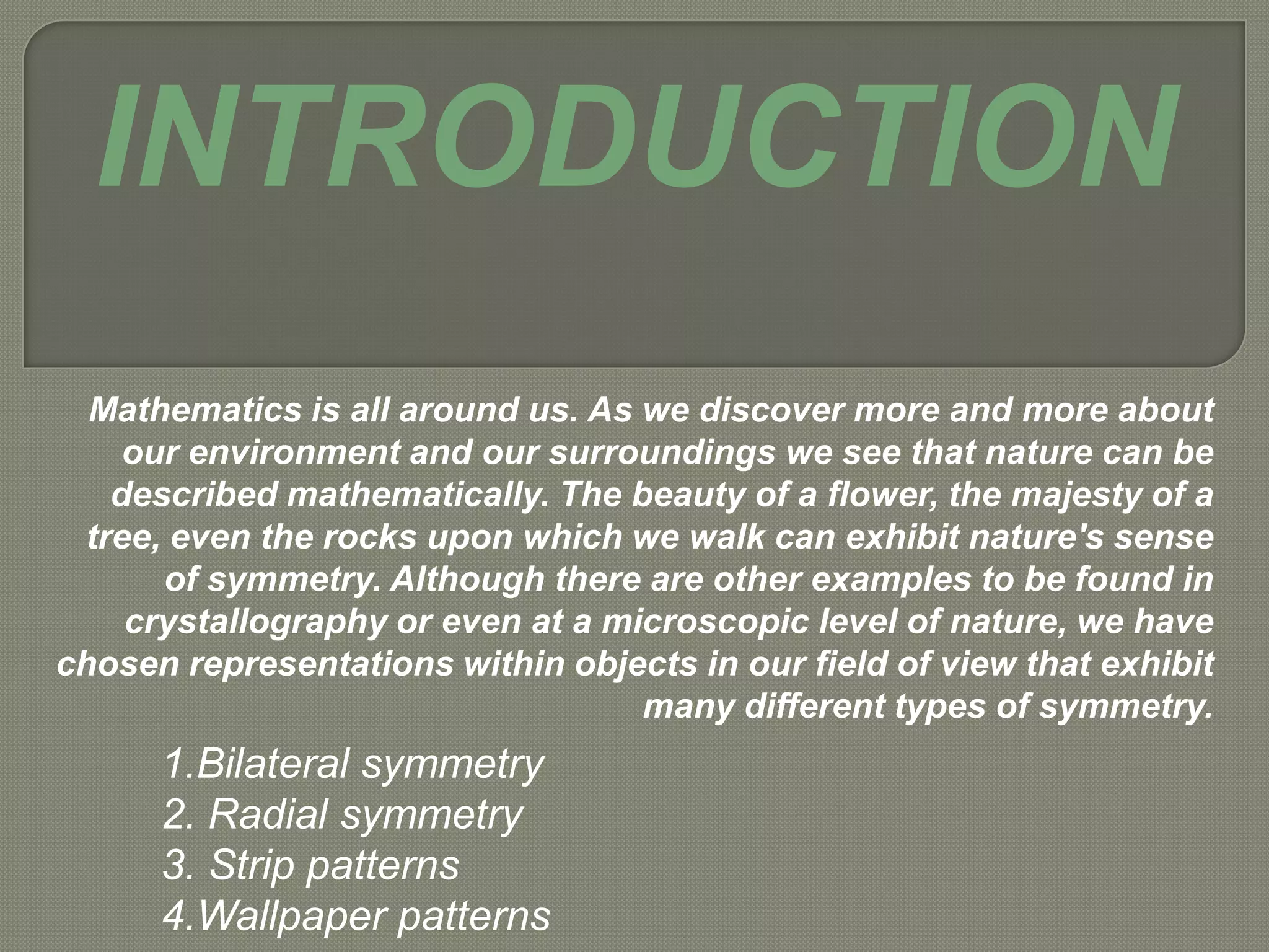 Maths in nature (complete) | PPTX