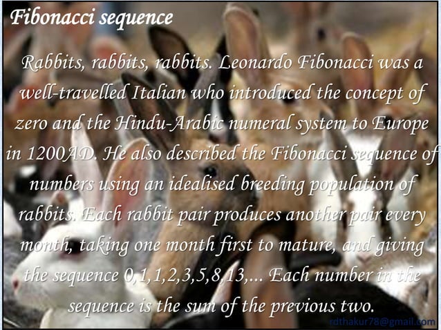 Maths in nature fibonacci | PPTX