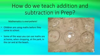 Maths in Prep | PPTX