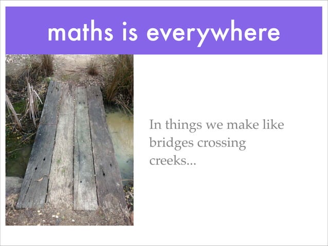 Maths is everywhere | PPT