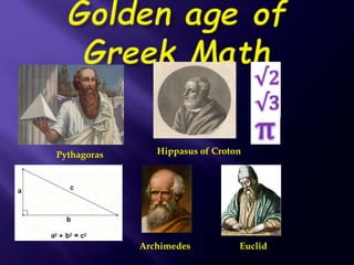 Maths journey- Ancient to Modern Period | PPTX