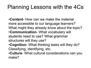 CLIL: Teaching Math to Language Learners | PPTX