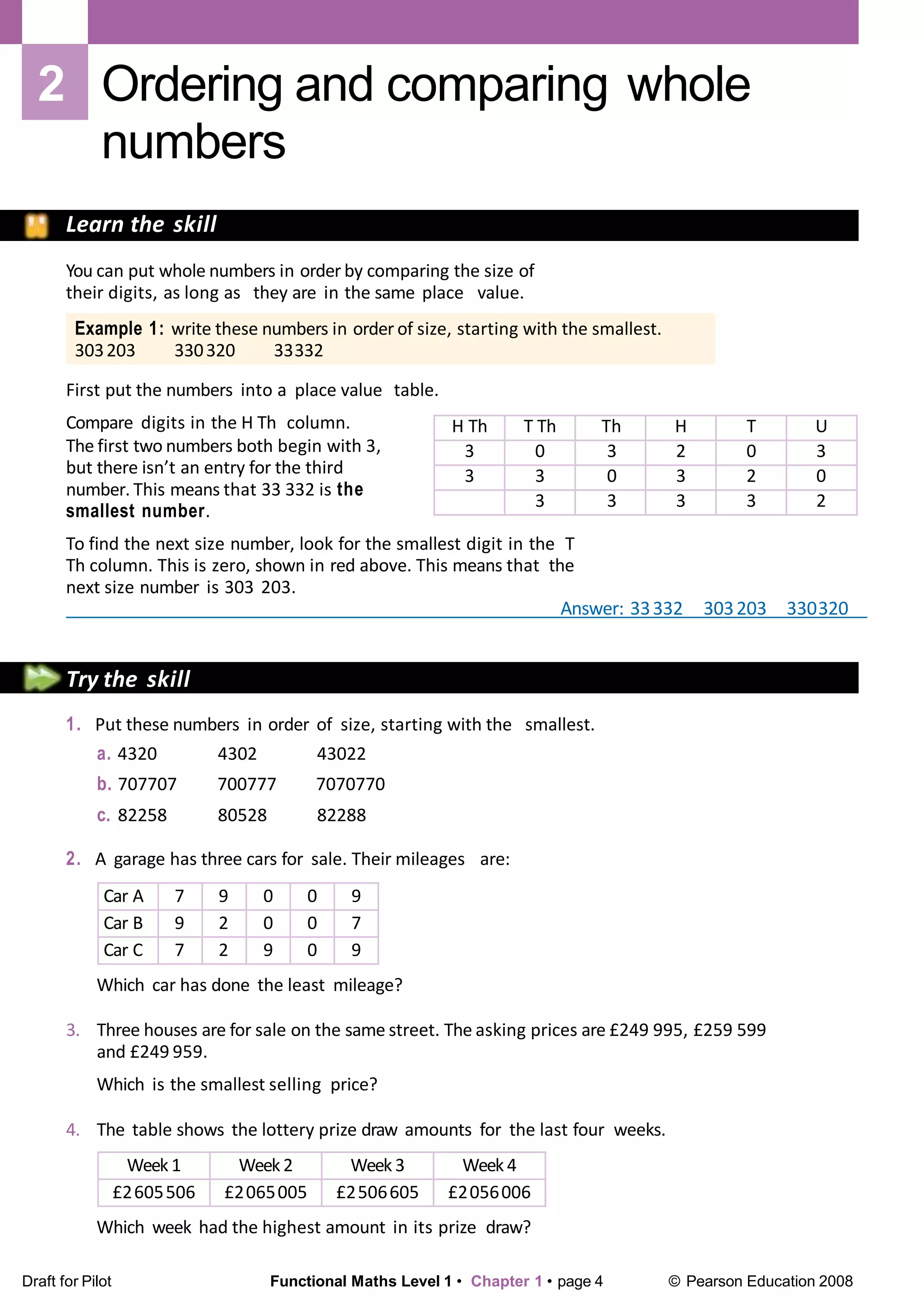 Maths level 1 chapter 1 learner materials | PPTX